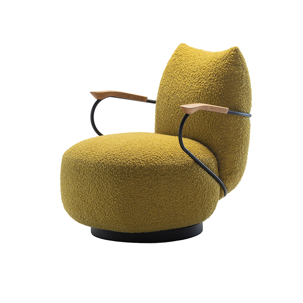 Buffa Armchair with Fixed Base by Prostoria | Haute Living