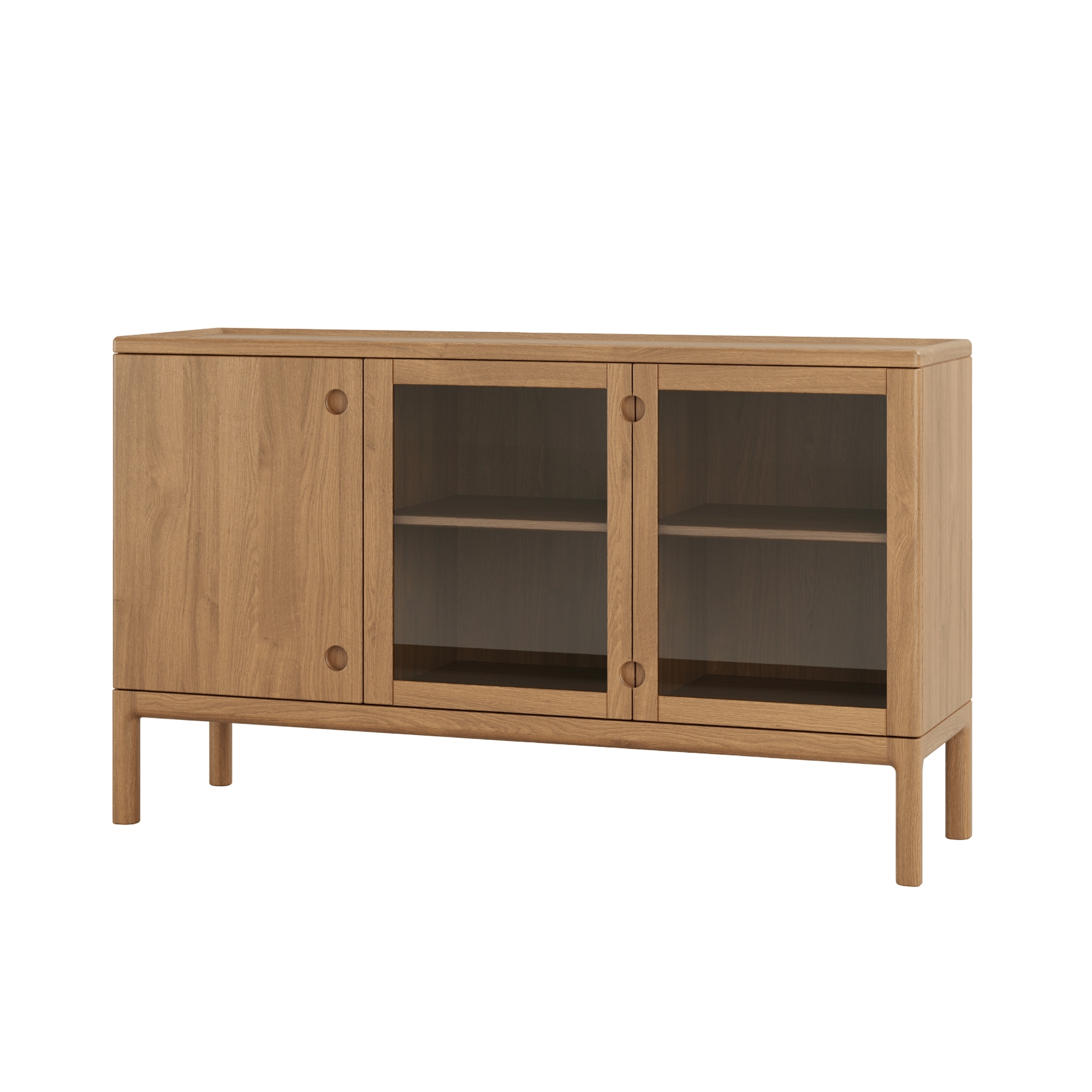 Prio Oak Cabinet: Low by Stolab | Haute Living